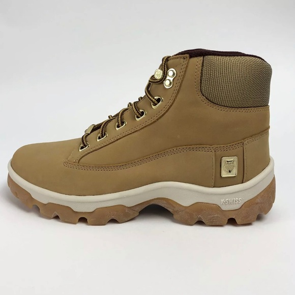 K-Swiss | Shoes | K Swiss Antari Wheat Brown Leather Boots 29273 | Poshmark